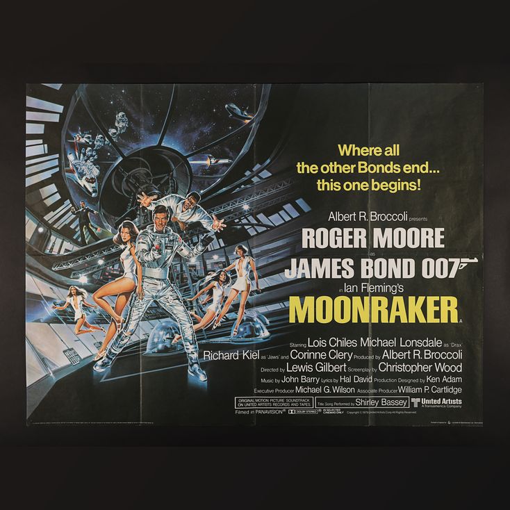 Lot 227 - Poster Live Auction - UK Quad, 1979 | JAMES BOND: MOONRAKER ...
