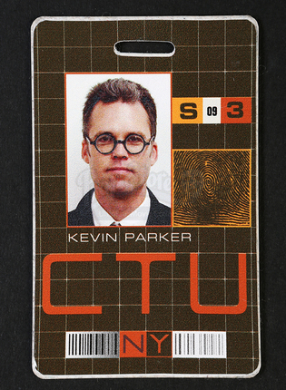 Kevin Parkers C.T.U. Identification Badge | Prop Store - Ultimate Movie ...