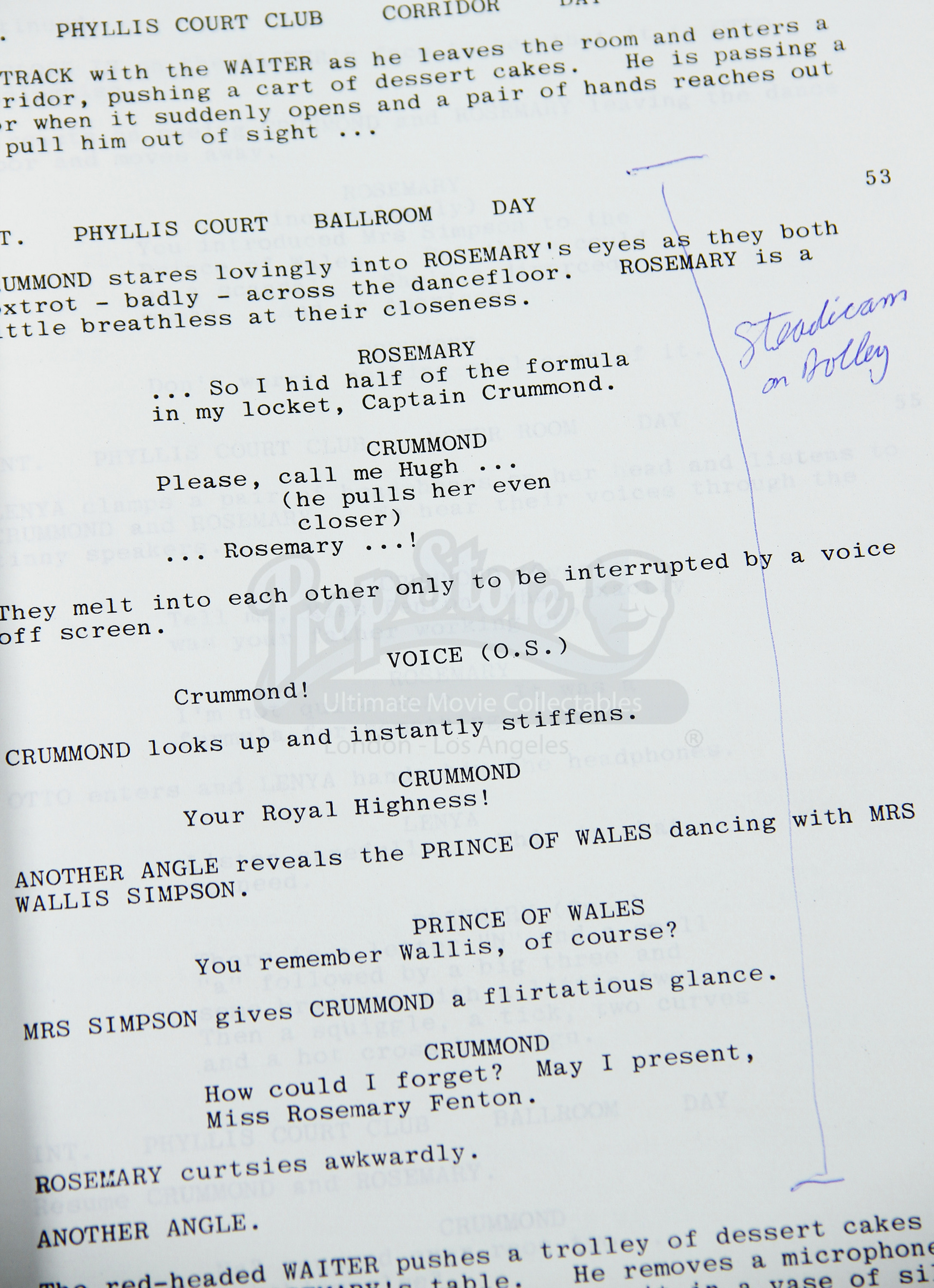 Shooting Script | Prop Store - Ultimate Movie Collectables