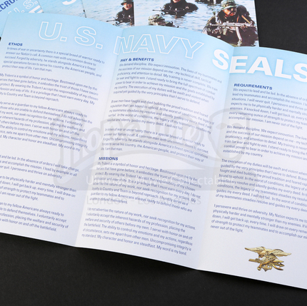 Five U.S. Navy SEALS Recruitment Pamphlets | Prop Store - Ultimate ...