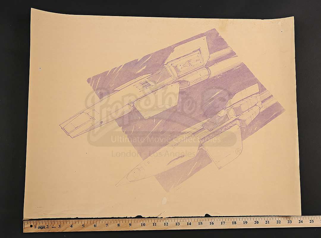 Concept Art Blueprint - Colonial Viper | Prop Store - Ultimate Movie ...