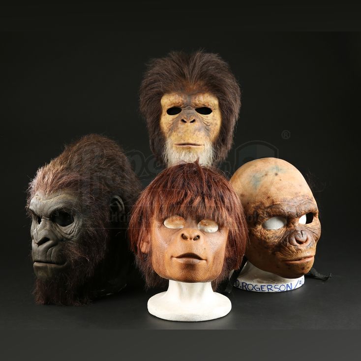 Lot 752 - Rick Baker Auction - Lot of Ape Masks | PLANET OF THE APES (2001)