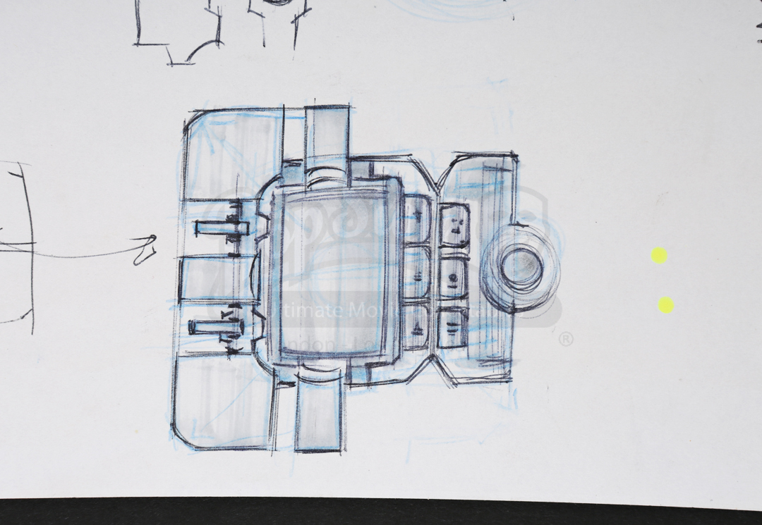 Hand-Drawn Gadget Sketches | Prop Store - Ultimate Movie Collectables