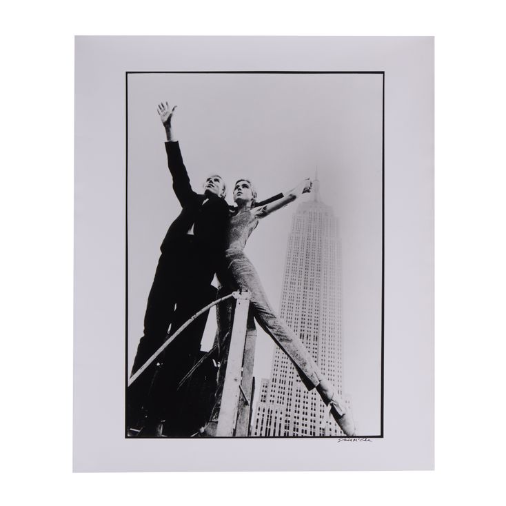 108. Andy Warhol and Edie Sedgwick On the Roof of David McCabes Studio ...