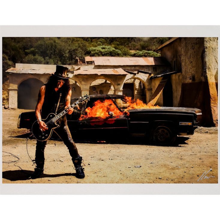 393. Slash in She Builds Quick Machines Music Video Print by Dean Karr ...