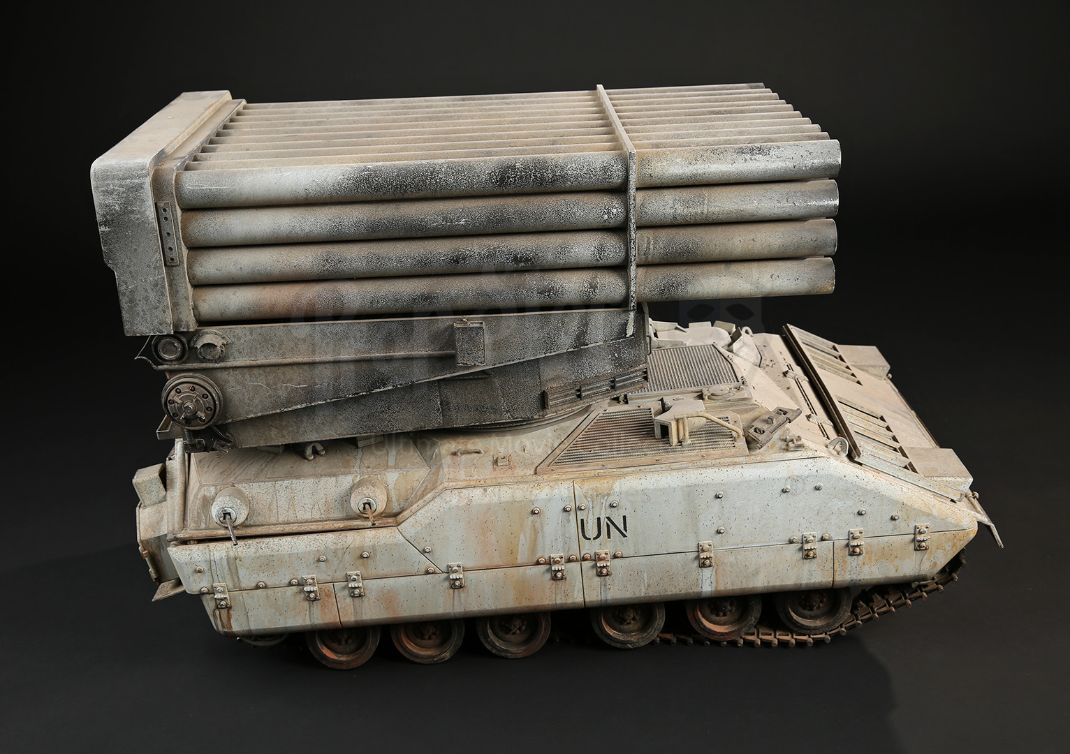 Model Miniature M2 Bradley Tank with Anti-Air Rocket Mount | Prop Store ...
