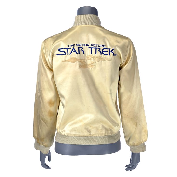 Womens Yellow Satin SFX Crew Jacket | STAR TREK: THE MOTION PICTURE (1979)
