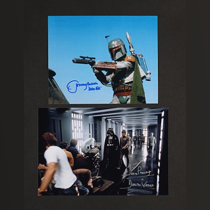 361. Dave Prowse and Jeremy Bulloch Autographed Photographs ### STAR ...