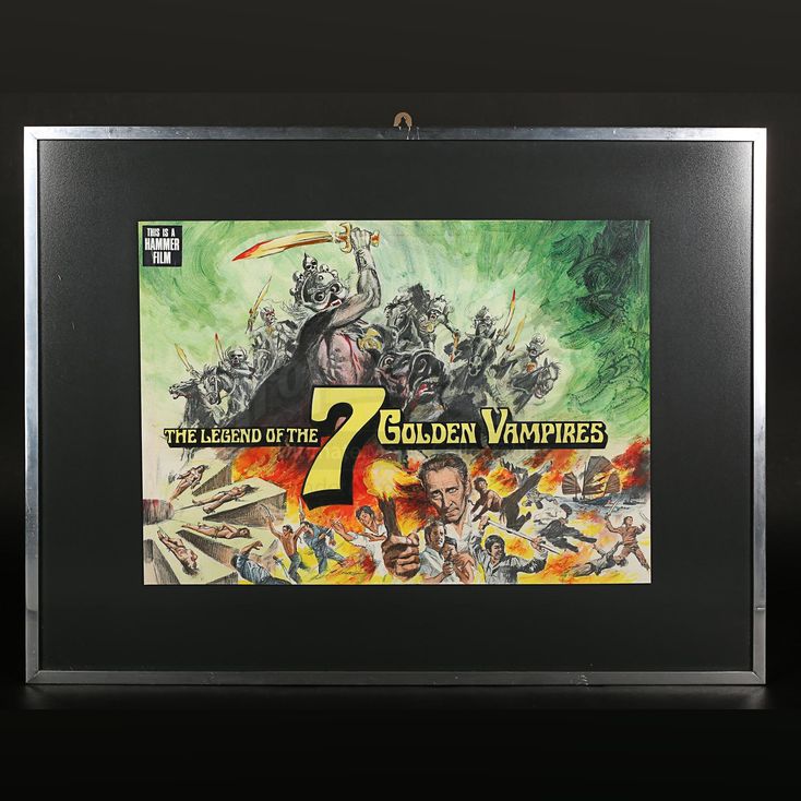 Hammer Marketing Artwork (1973) | LEGEND OF THE 7 GOLDEN VAMPIRES, THE ...