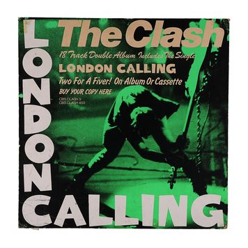 Lot # 493 : CLASH, THE - London Calling Promotional Instore Poster Board