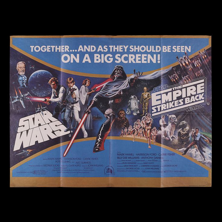 UK Quad Double Bill, 1982 | STAR WARS: A NEW HOPE (1977)/STAR WARS: THE ...