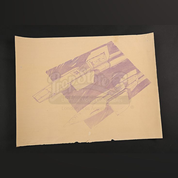 Concept Art Blueprint - Colonial Viper | BATTLESTAR GALACTICA (1978)