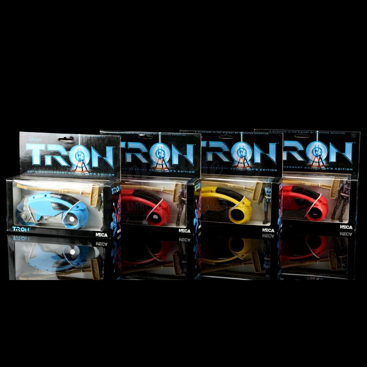 Four Tron Light Cycle Vehicles | TRON (1982)