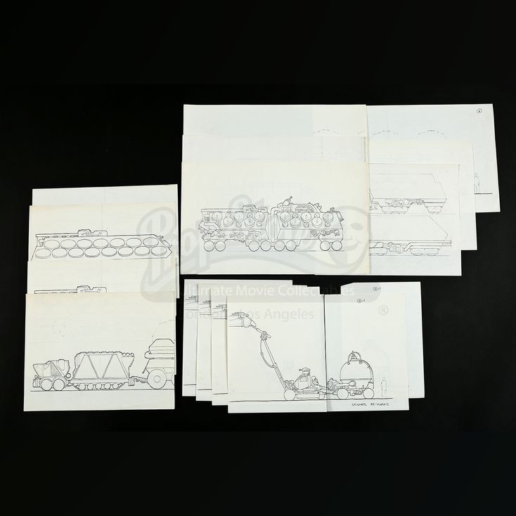 Original Production Copies - Vehicle Designs 02 | BLADE RUNNER (1982)