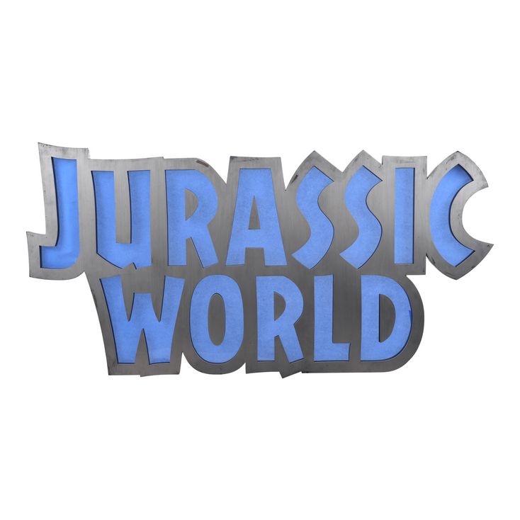 Lot 189 - Jurassic World Gate Sign Model Miniature | JURASSIC WORLD (2015)