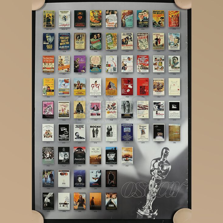 70th Anniversary Oscars Film Poster | VARIOUS PRODUCTIONS