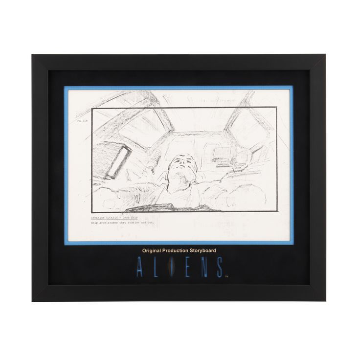 Original Production Storyboard - Interior Cockpit | ALIENS (1986)