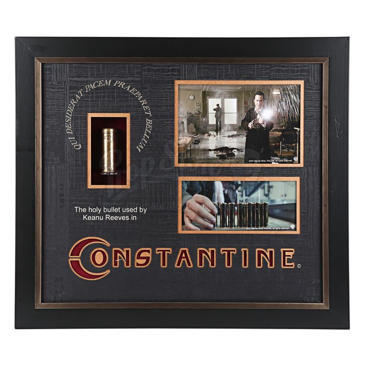 Constantines (Keanu Reeves) Holy Shotgun Shell Display | CONSTANTINE (2005)