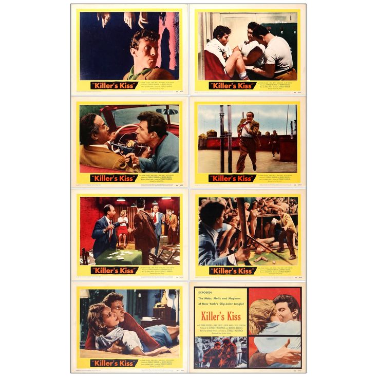 Lot # 851: KILLER'S KISS - Lobby Card Set (8) (11 x 14 ); Very Fine