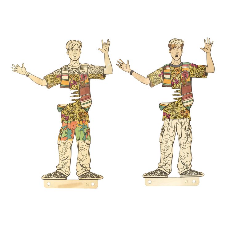 1217. Pair of Screen-Matched Hand-Illustrated Mark Gray (Joe Seely ...