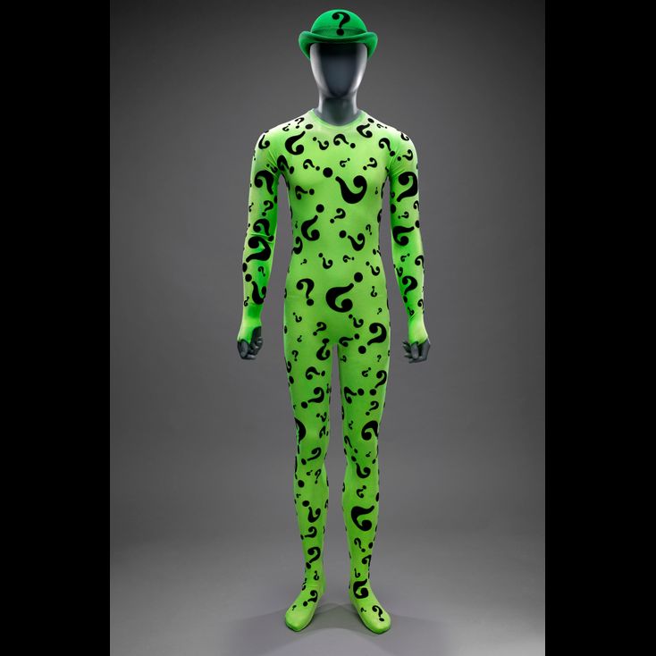 Lot # 13: BATMAN FOREVER (1995) - The Riddler's Green Unitard Costume ...