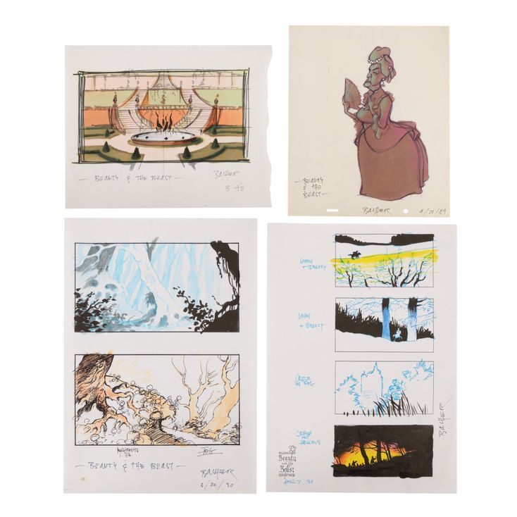341. Collection of Four Production Concept Designs by Hans Bacher ...