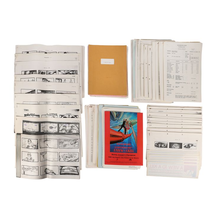 Lot 1319. Hand-annotated Storyboards, Hand-annotated Production ...