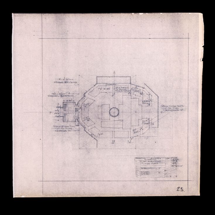 Narcissus Internal Detail Floor Plan 20423 Production Dyeline | ALIENS ...