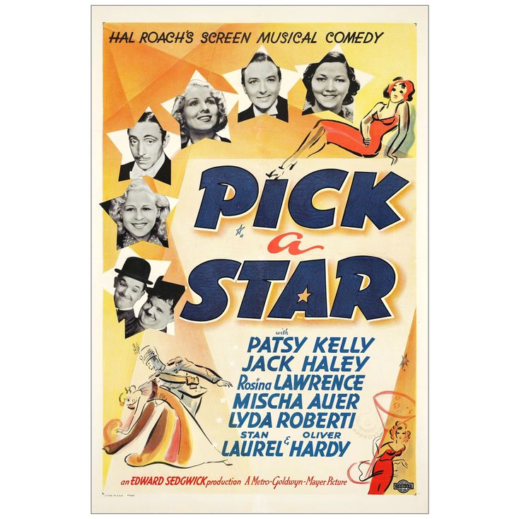 Lot # 981: PICK A STAR - One-Sheet (27 x 41 ); Fine on Linen