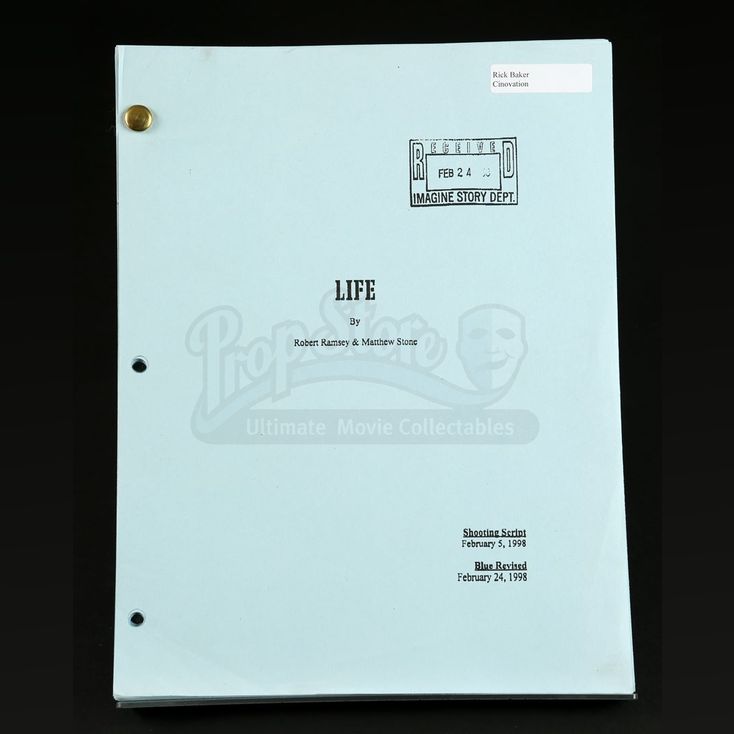 Blue Revised Script | LIFE (1999)