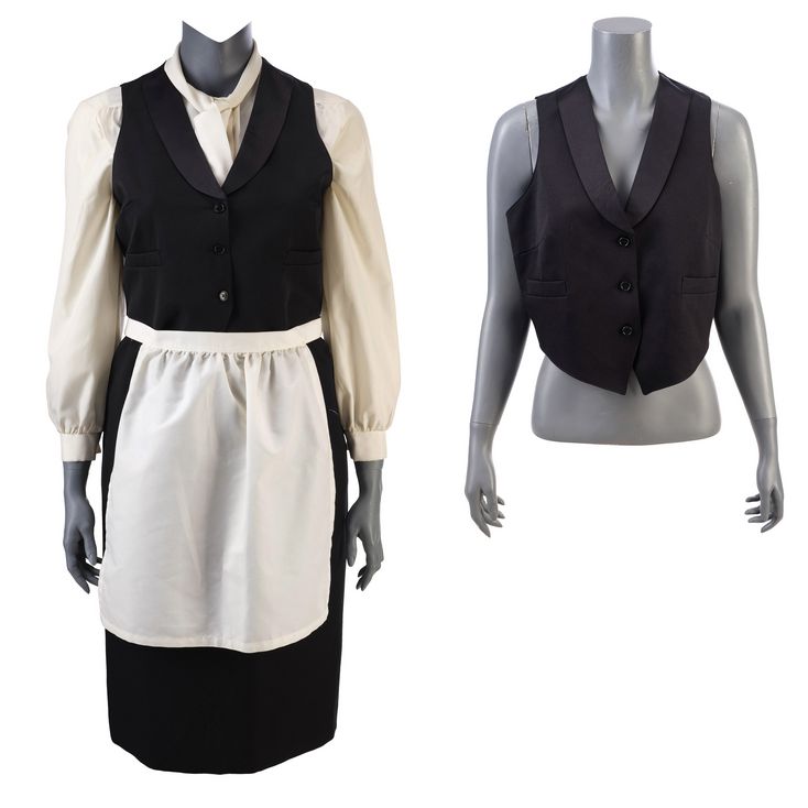 1177. Annie Wilkes (Kathy Bates) Waitress Costume with Additional Vest ...