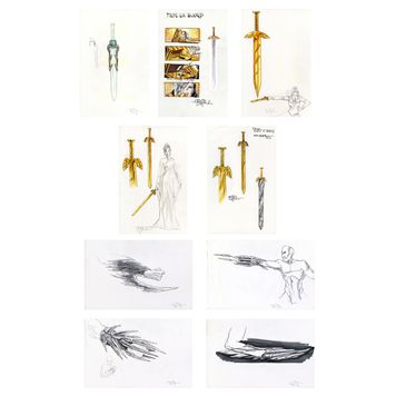 Lot # 1460 : THOR (2011) - Set of Nine Hand-Illustrated Doug Brode ...