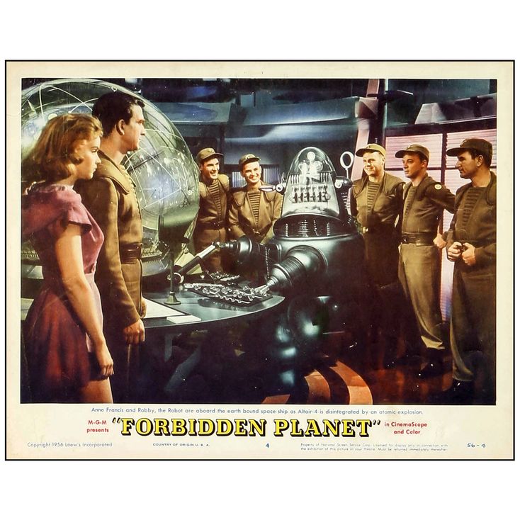 Lot # 706: FORBIDDEN PLANET - Lobby Card (11 x 14 ); Very Fine-