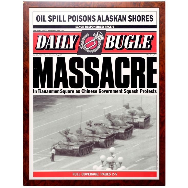 905. Framed Large Massacre Daily Bugle Newspaper Cover | SPIDER-MAN (2002)