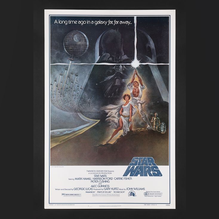 329. US One-Sheet Style A First Printing - Rolled, 1977 ### STAR WARS ...