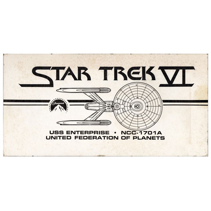Film Car Placard | STAR TREK VI: THE UNDISCOVERED COUNTRY (1991)
