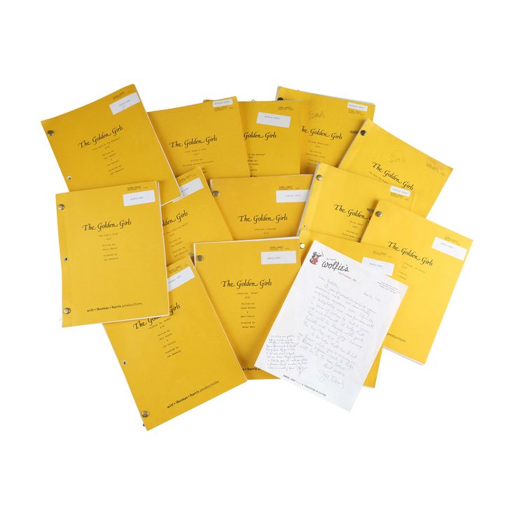 Lot 834 - Rich Weaver Collection Estelle Getty-Autographed Final Draft ...