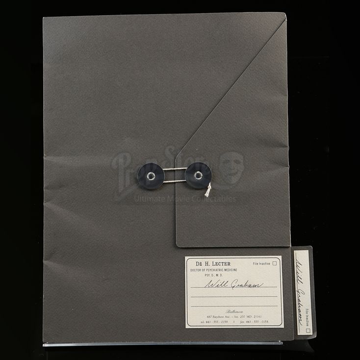 Lot 61 - Hannibal Lecters (Mads Mikkelsen) Will Graham Psychiatric File ...