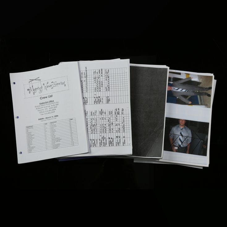 Production-Used Reference Paperwork | MR. MAGORIUM'S WONDER EMPORIUM (2007)