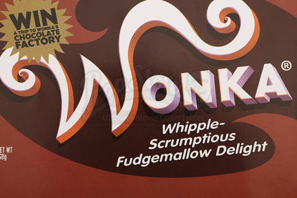 Wonka Bar Wrapper - Whipple-Scrumptious Fudgemallow Delight | Prop ...