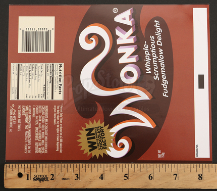 Wonka Bar Wrapper - Whipple-Scrumptious Fudgemallow Delight | Prop ...