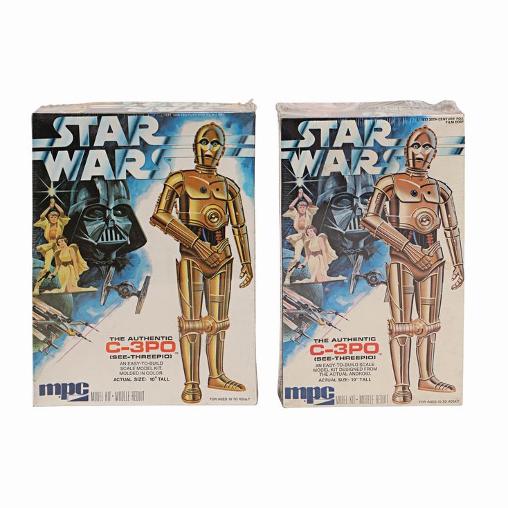 Lot 1071 - Anthony Daniels Collection Pair of Sealed C-3PO MPC Scale ...