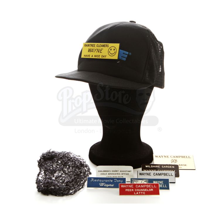 Waynes (Mike Myers) Extensive Collection Of Name Tags And Hairnets ...