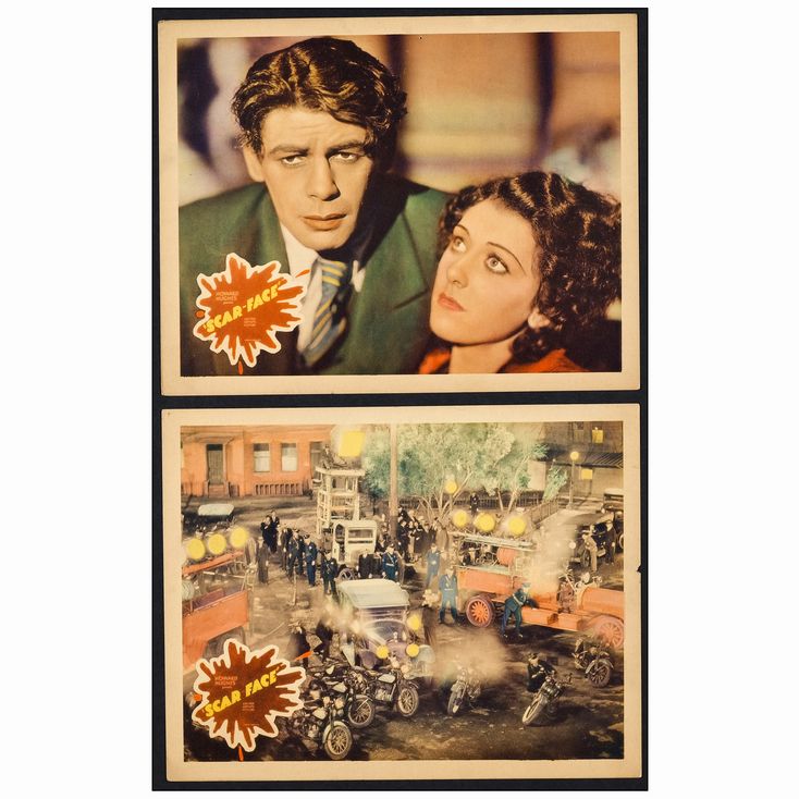 335. SCARFACE (1932) Lobby Cards (2) (11 x 14) Very Fine | SCARFACE (1932)
