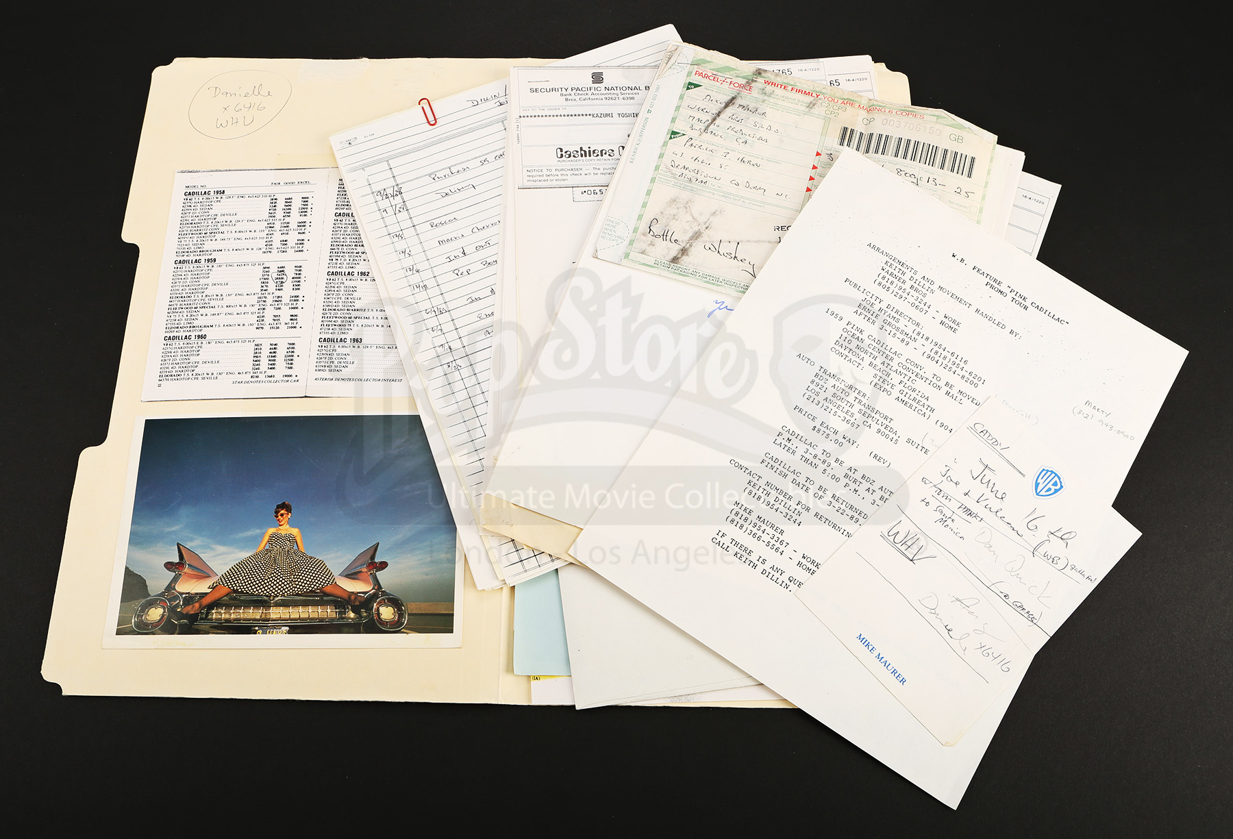Cadillac Accounting Records | Prop Store - Ultimate Movie Collectables