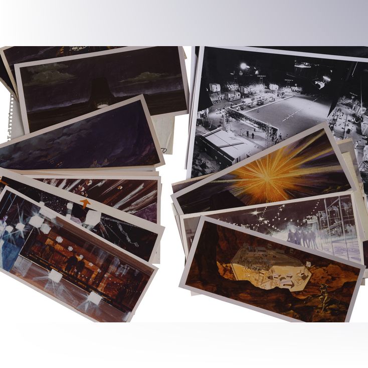 1359. Douglas Trumbull Collection Mothership Landing Site Illustration ...