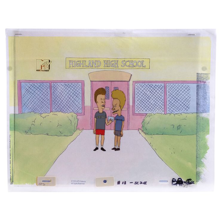 Lot #594 - BEAVIS AND BUTT-HEAD (1993-2011) - Hand-Painted Beavis and ...