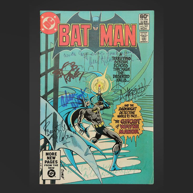 Lot 48 - Poster Live Auction - Bob Kane, Adam West, Burt Ward, Alan ...