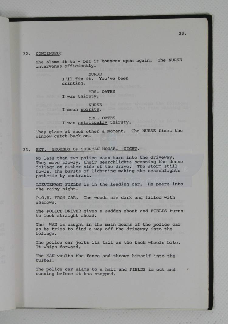 Production Used Shooting Script | Prop Store - Ultimate Movie Collectables