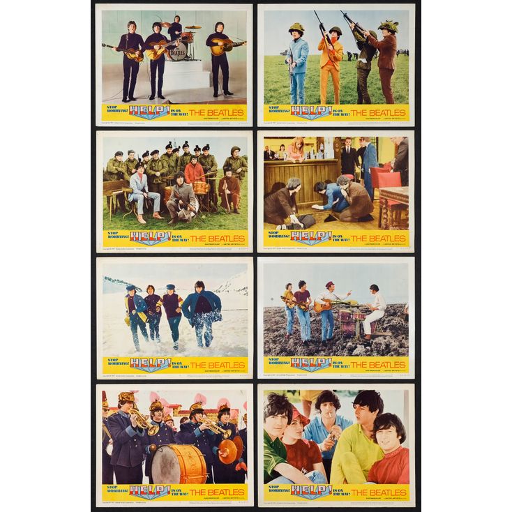 Lobby Card Set (8) - (11 x 14) | BEATLES, THE: HELP! (1965)